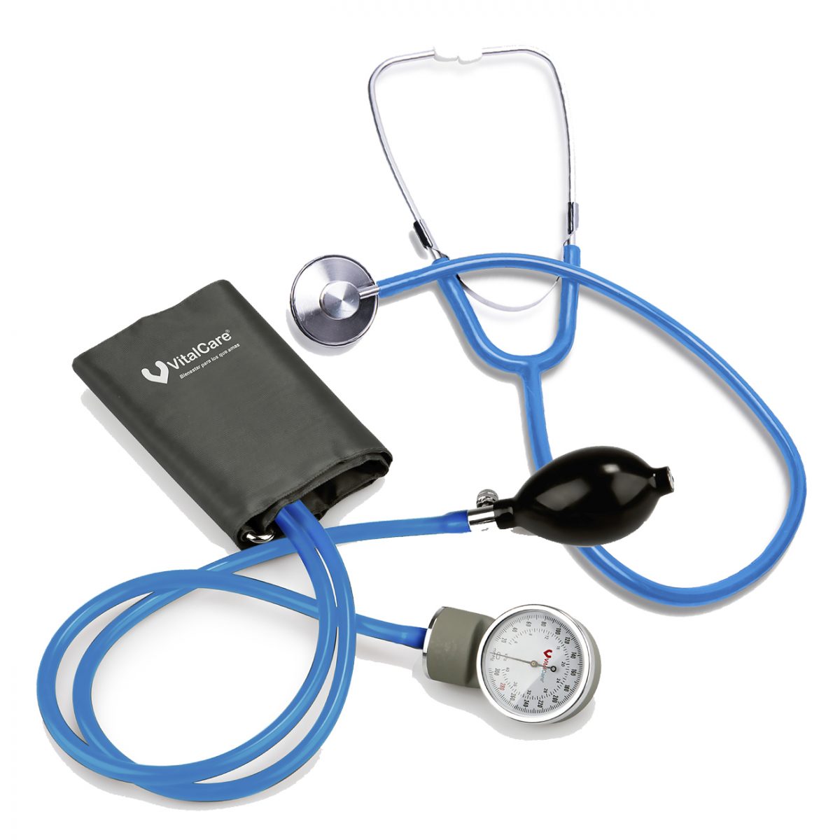 Kit Esfigmomanómetro + Estetoscopio Simple – VitalCare